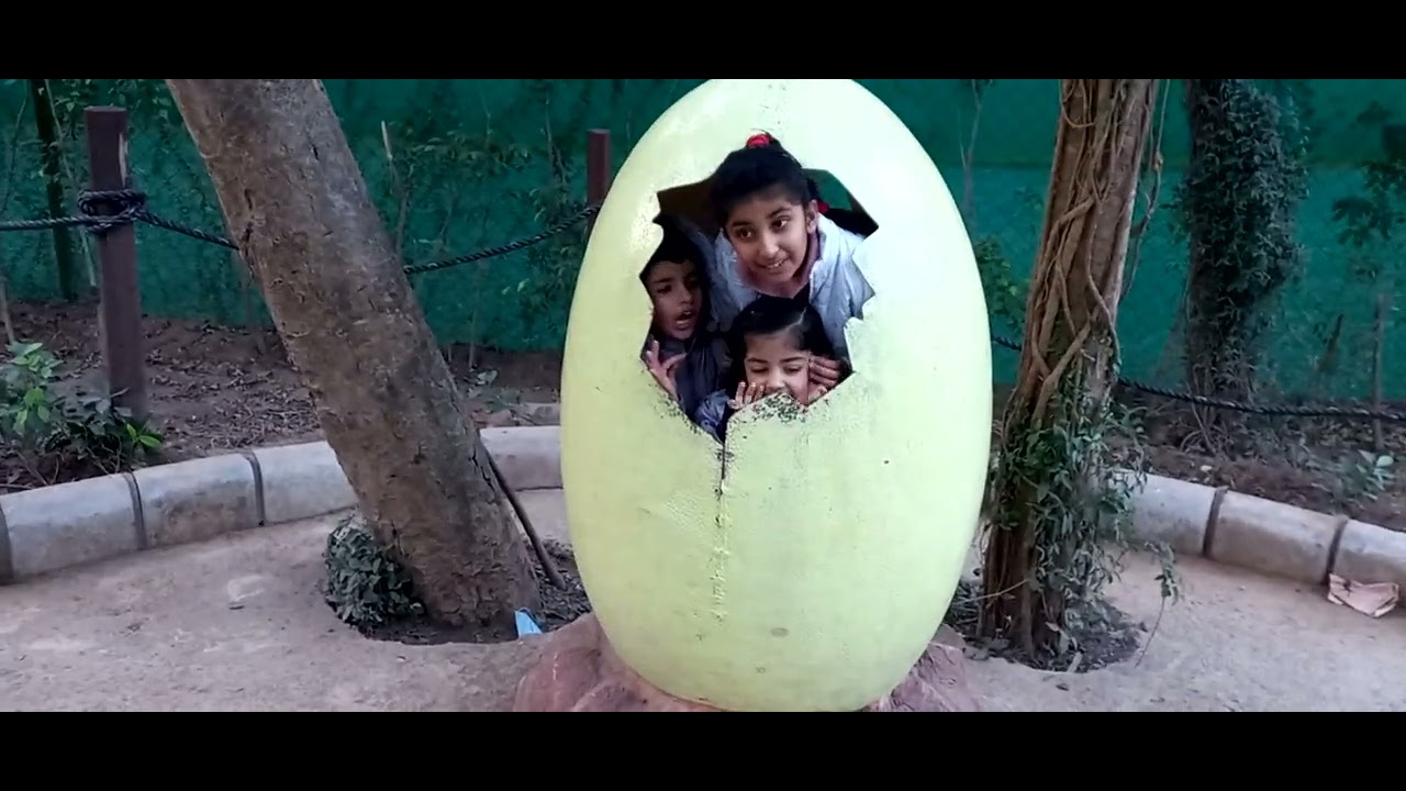 Mannat pahuch gyi Dinosaur 🦕 park.. dangerous fight ever seen.. scared from huge 🥚 eggs - YouTube