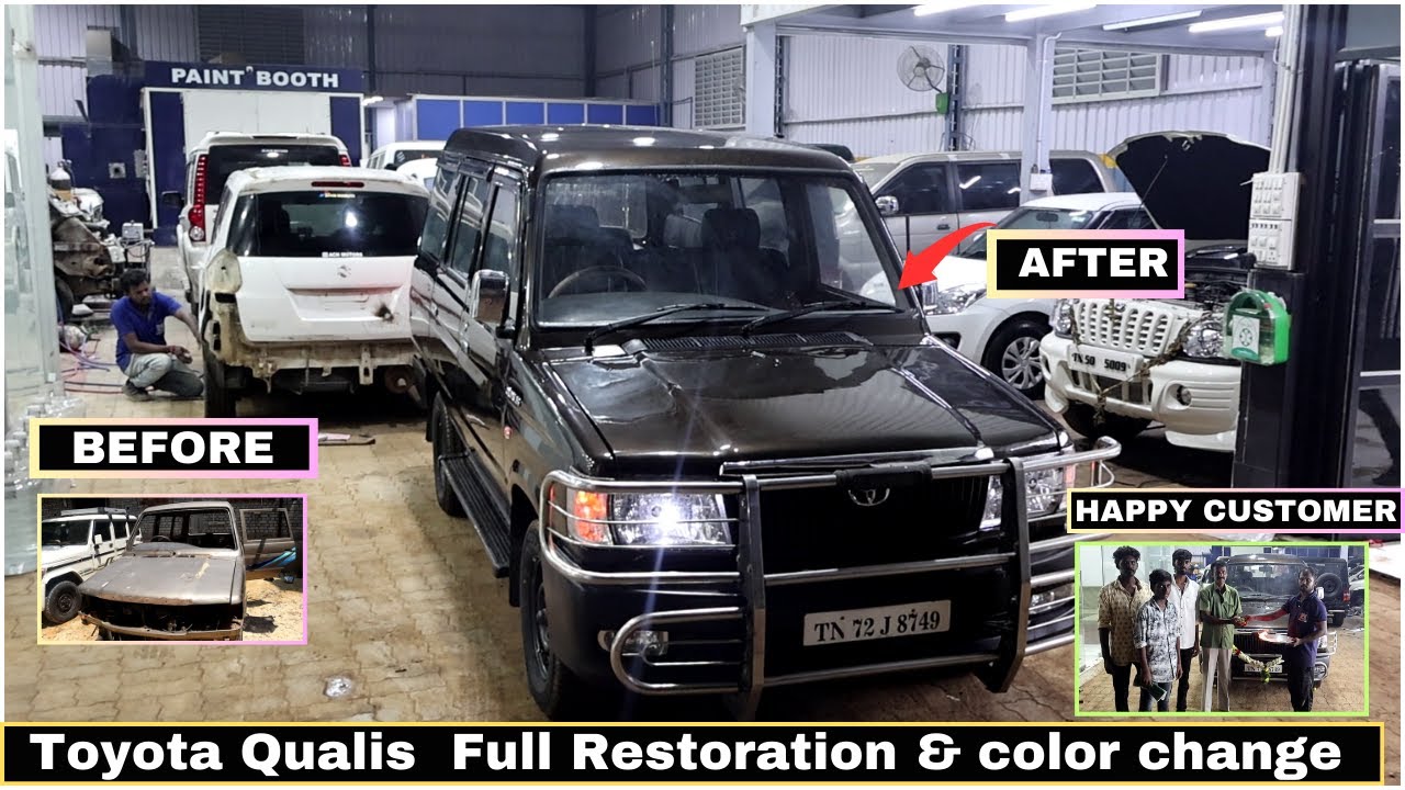 Toyota Qualis Full Restoration & color change | Happy Customer | Acn ...