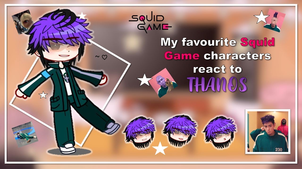 #. Squid Game (not all) react to 𝐓𝐡𝐚𝐧𝐨𝐬 || 𝒮𝓆𝓊𝒾𝒻 𝒢𝒶𝓂e || 1/?? 🤍 - YouTube