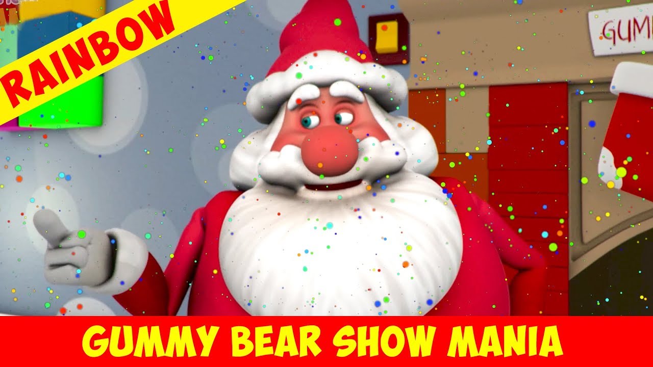 Merry Christmas RAINBOW Confetti - Gummy Bear Show MANIA - YouTube