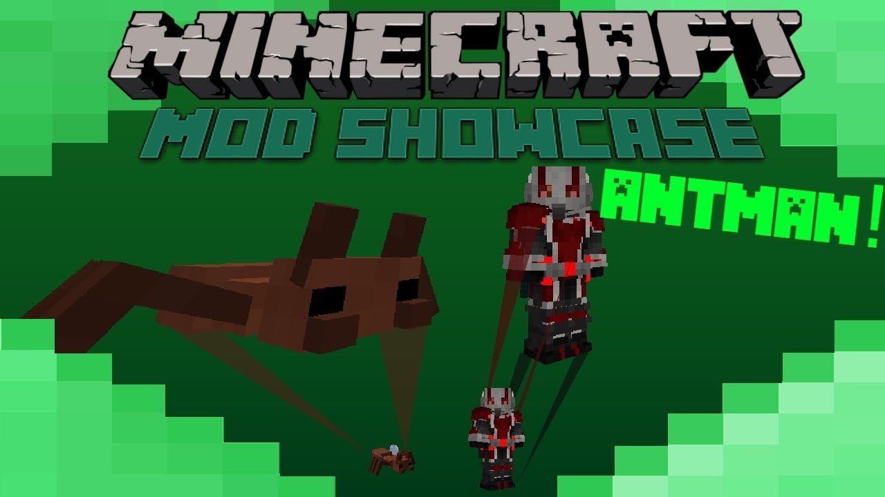 Minecraft Mod Showcase: ANTMAN! GROW AND SHRINK!! - YouTube