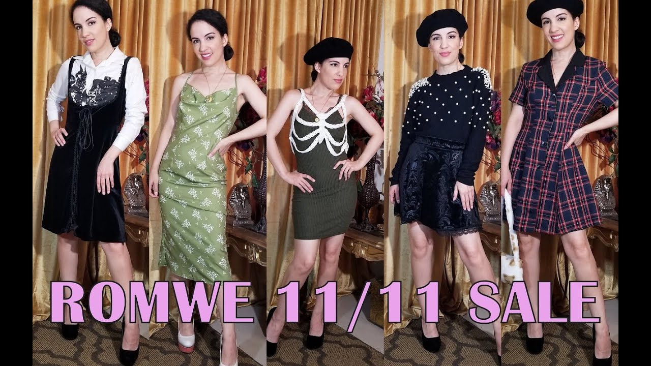 ROMWE 11/11 Singles' Day Sale Haul! - YouTube