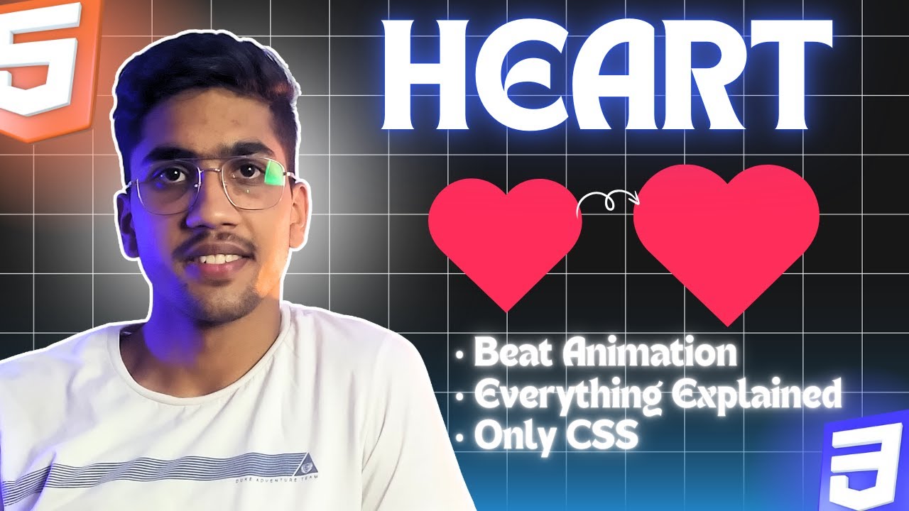 How To Make Heart Beat In Html And Css Html And Css Projects Bca 2857
