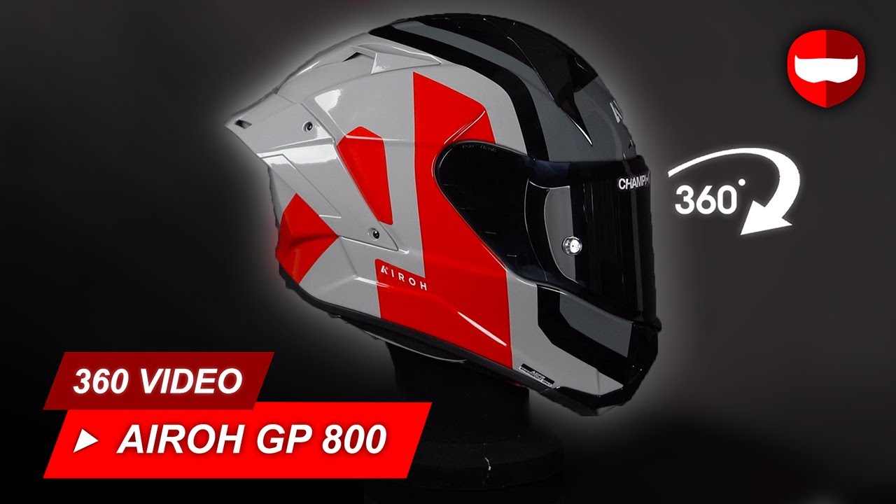 Airoh GP 800 Competition Red Gloss - Showcase - YouTube