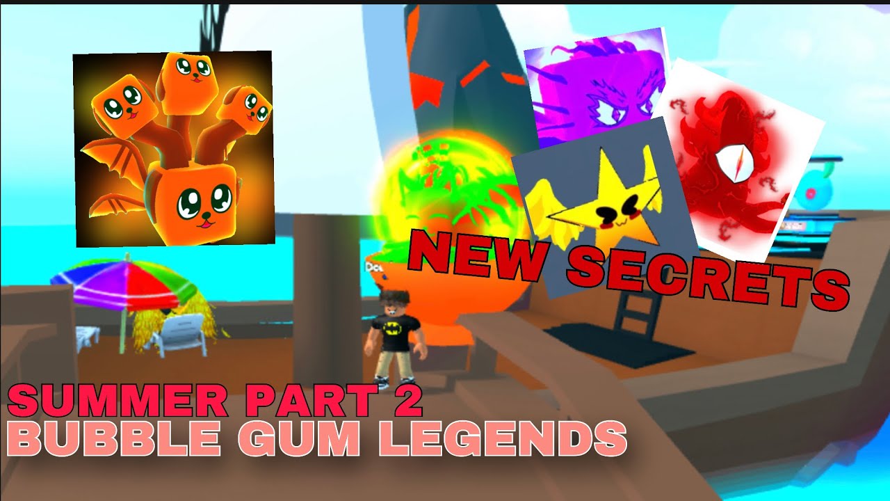 Summer Part 2!🌴 Bubble Gum Legends! (Secret Chances🍀) (Roblox) - YouTube