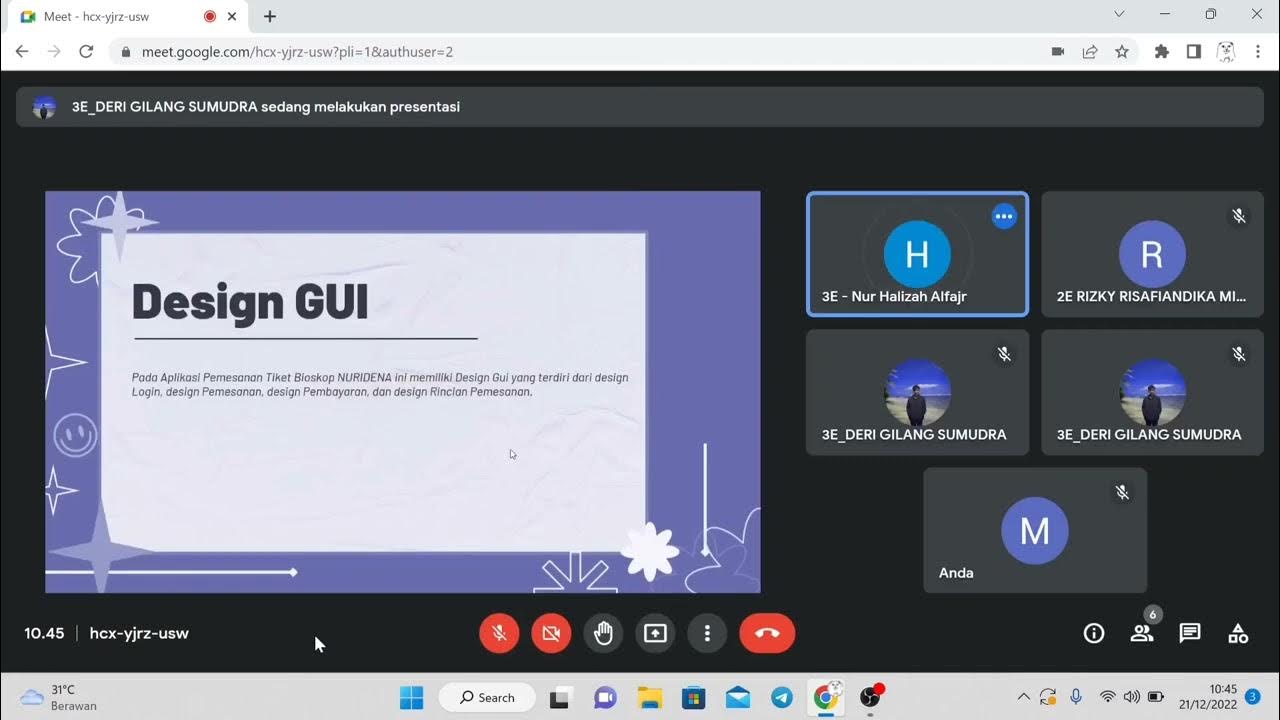 SISTEM APLIKASI PEMESANAN TIKET BIOSKOP BERBASIS JAVA GUI - Kel. NURIDENA - YouTube