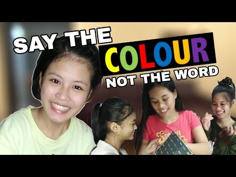 SAY THE COLOR NOT THE WORD|SIBLING EDITION - YouTube