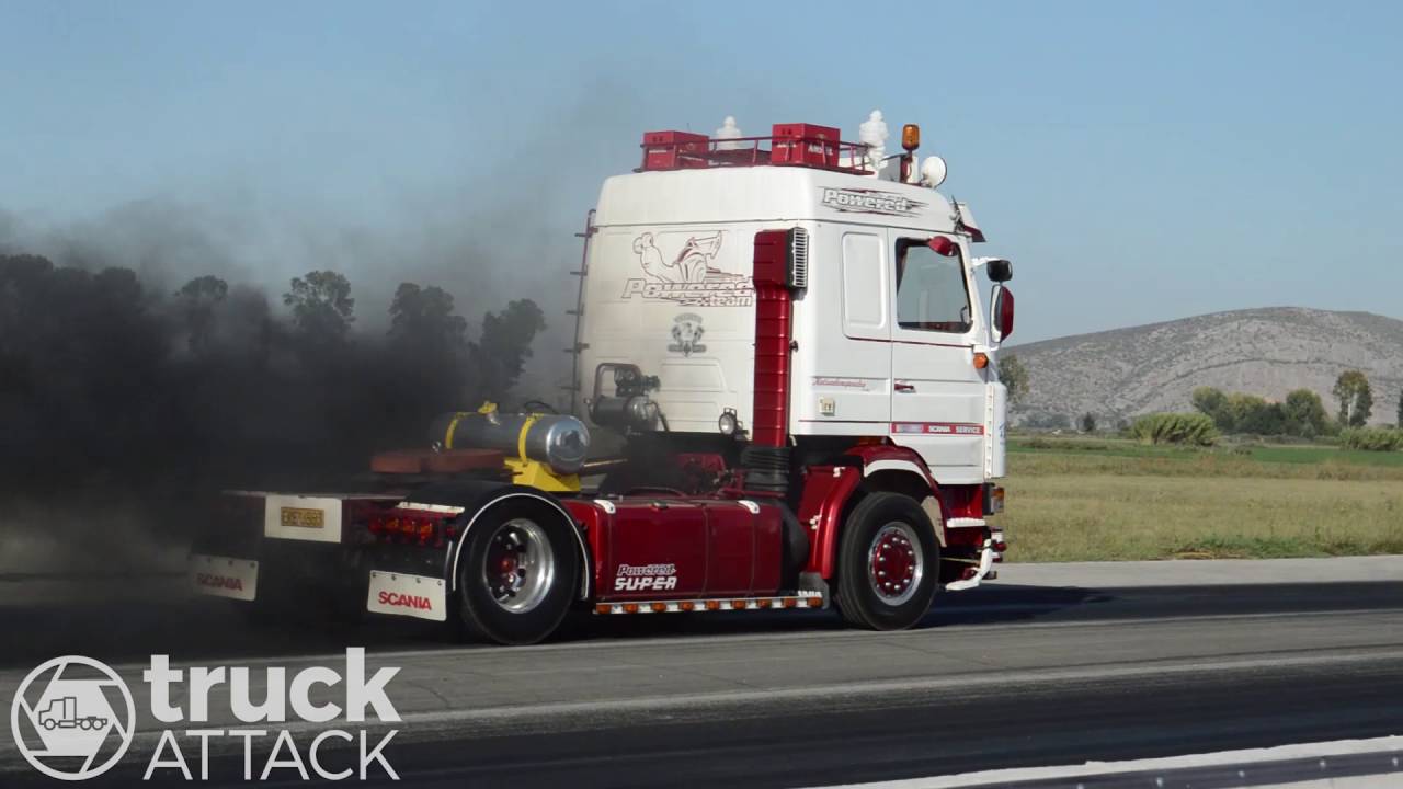 Scania 143 Katsantonopoulos - YouTube