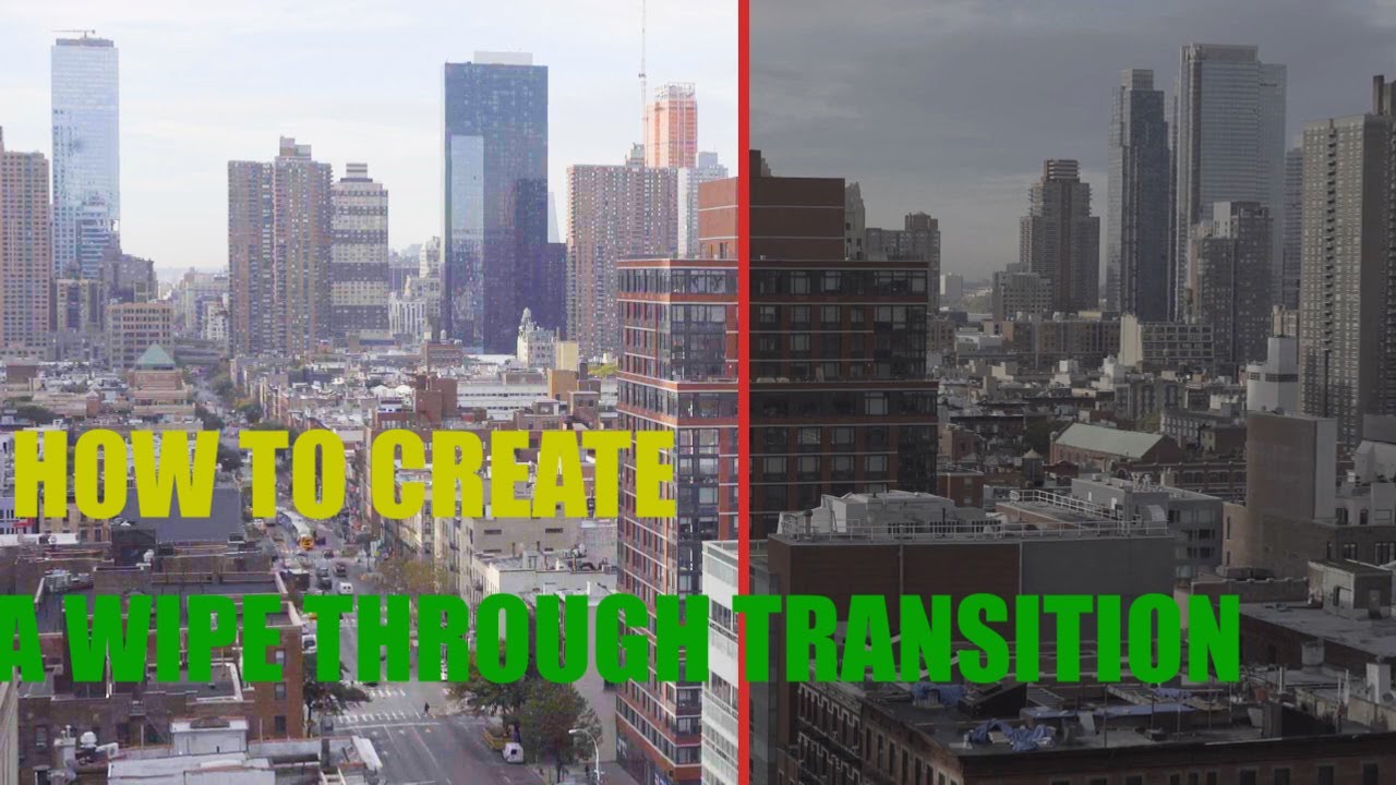 HOW TO CREATE A BEFORE AND AFTER WIPE TRANSITION IN PREMIERE PRO - YouTube