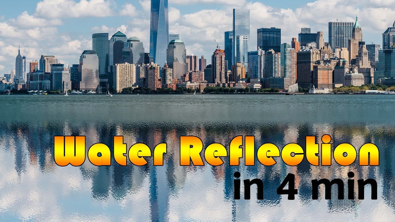 Water Reflection in photoshop ( How to Create water effect ) in only 3 ...