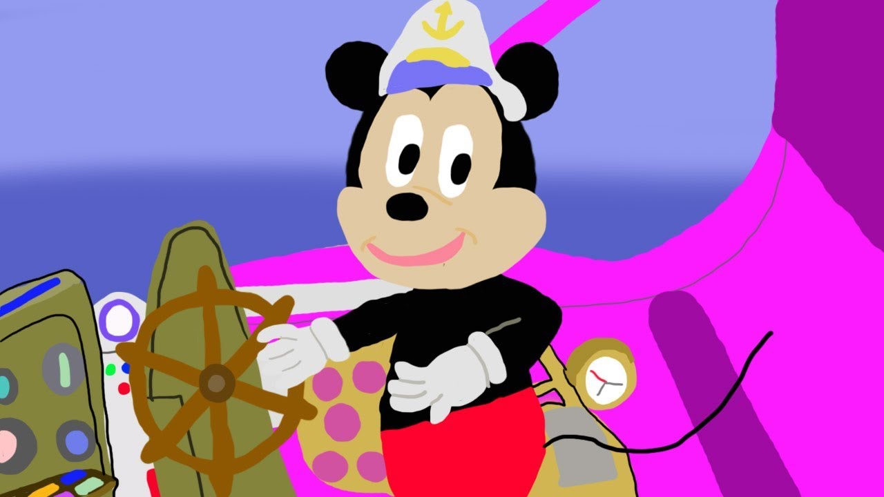 Mickey Mouse Clubhouse Mickey Captain Ship *Drawing* Disney Junior ...