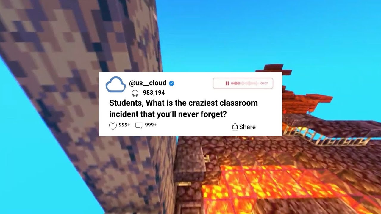 Students, What is the craziest classroom incident that you'll never ...