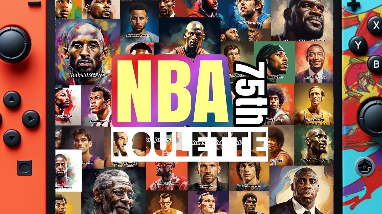【NBA ROULETTE】NBA 75th Anniversary Team - YouTube