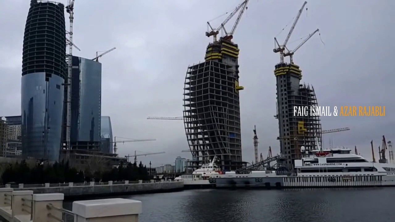 Баку Бульвар The Crescent Development Project - YouTube