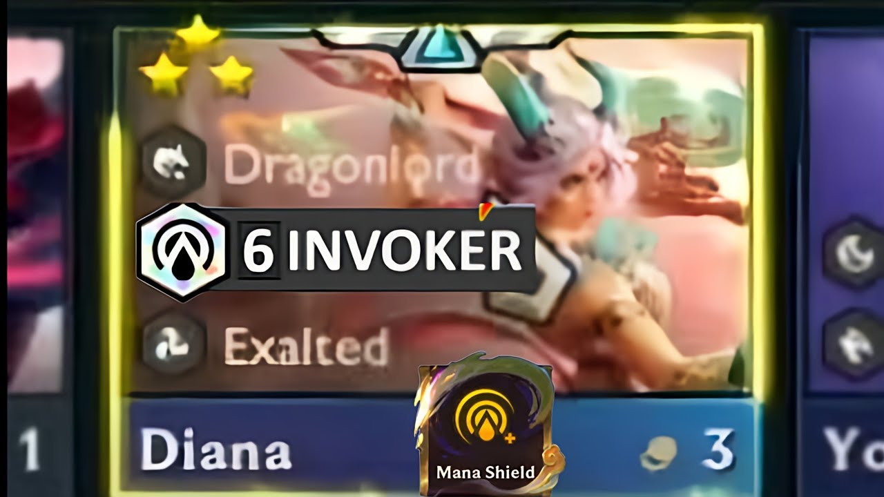 Diana 3-Star Power: 6 Invoker + 4 Dragon Lord in TFT Set 11! - YouTube
