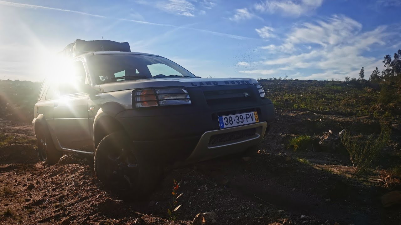Driving through new #offroad tracks with my #landrover Freelander ...
