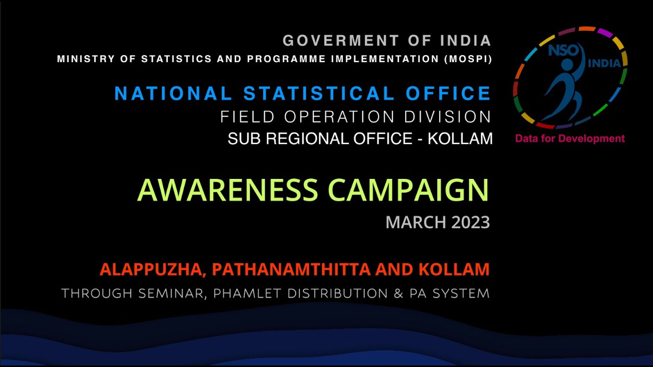 National Statistical Office (NSO) - FOD conducted Awareness Campaign ...