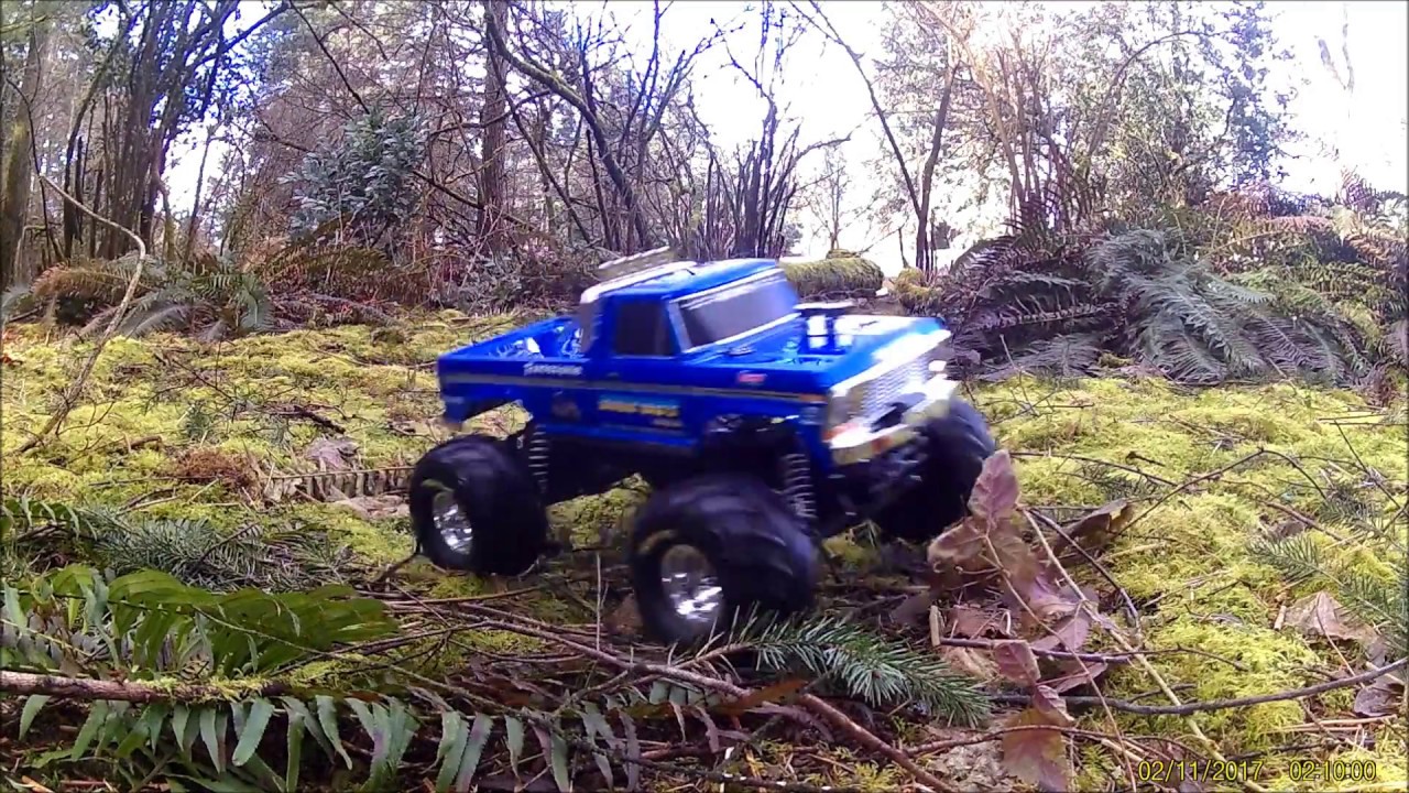 Taking Bigfoot for a walk in the park. - YouTube