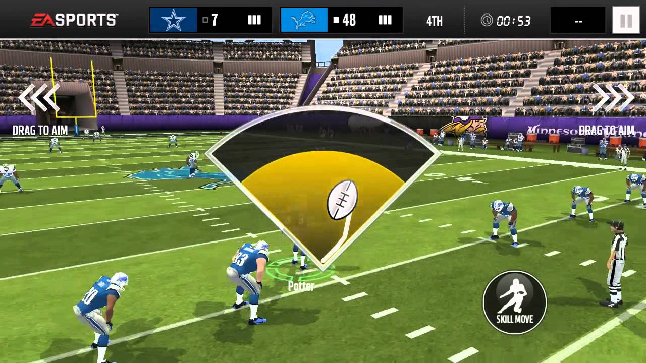 How to punt return and kick off in Madden Mobile - YouTube