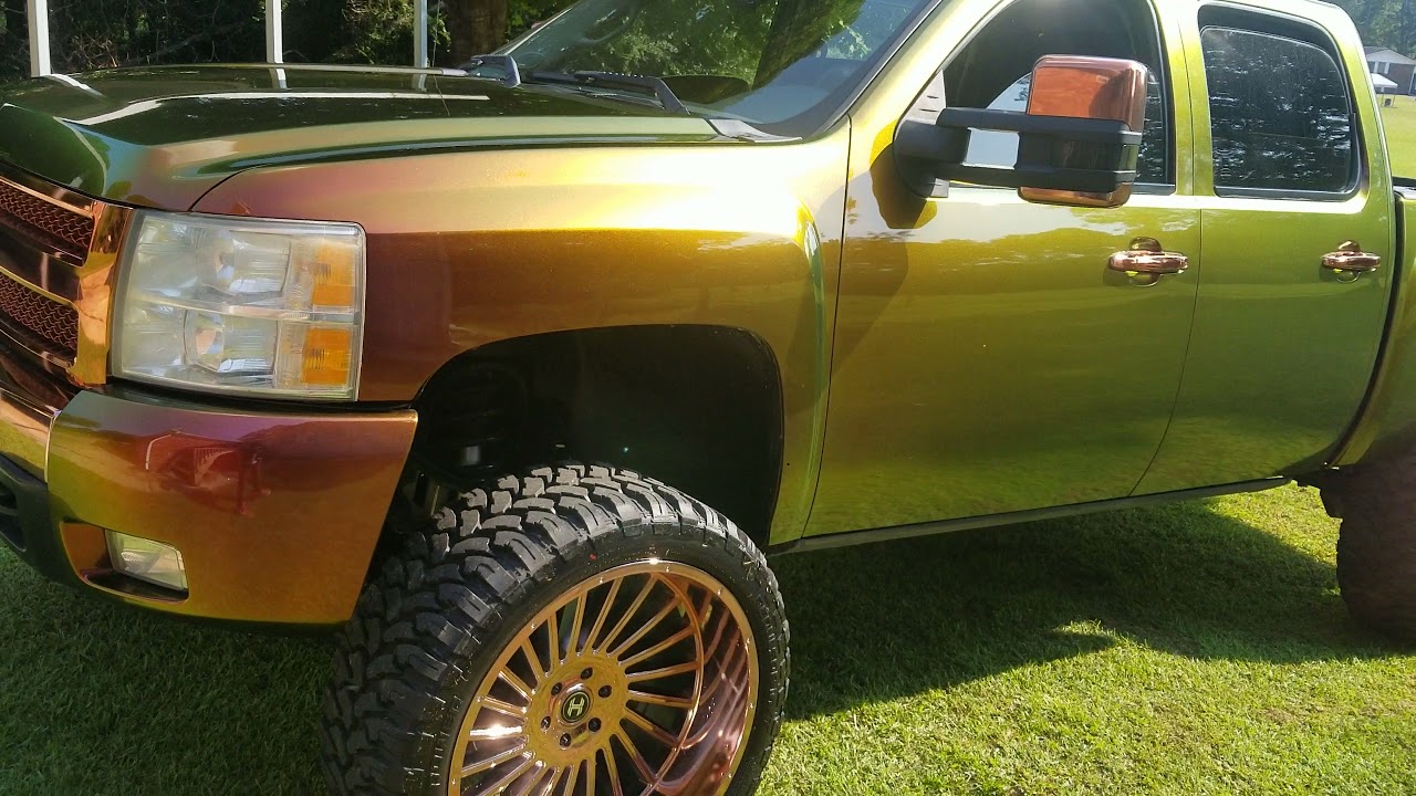 CHEVY SILVERADO 1500 LTZ on 26" rims and 37" tires. #6sn7s 7-9 ...