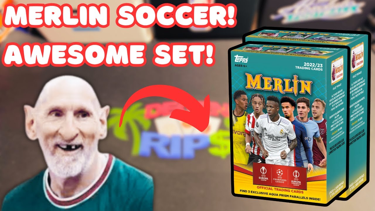 IT'S GOOD! 2022-23 Merlin Soccer Blaster Box Product Review! - YouTube
