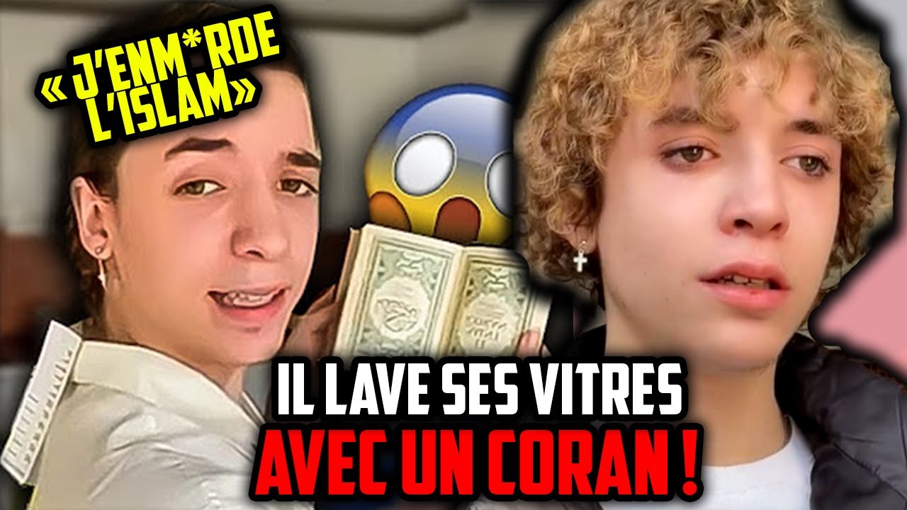 BENJAMIN LEDIG LAVE SES VITRES AVEC LE CORAN ! ... IL A ÉTÉ TROP LOIN ...