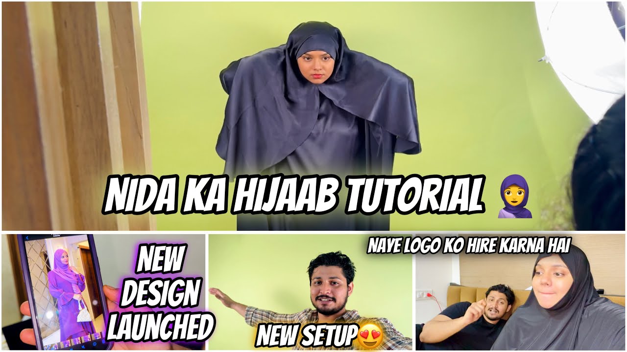On Public Demand Nida Ne Diya Hijab Tutorial 😍| Ek Nayi Team Ki Zaroorat Hai 😅|Sufiyan And Nida ...