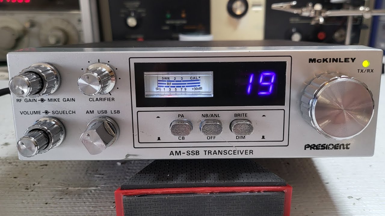 A President Mckinley in for repair. Off frequency and clarifier fix ...