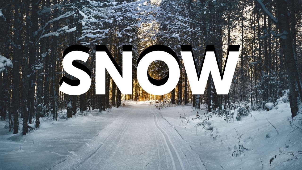 Snow ️- Scenic Relaxation 20 minutes Film With Relaxing Music #asmr ...