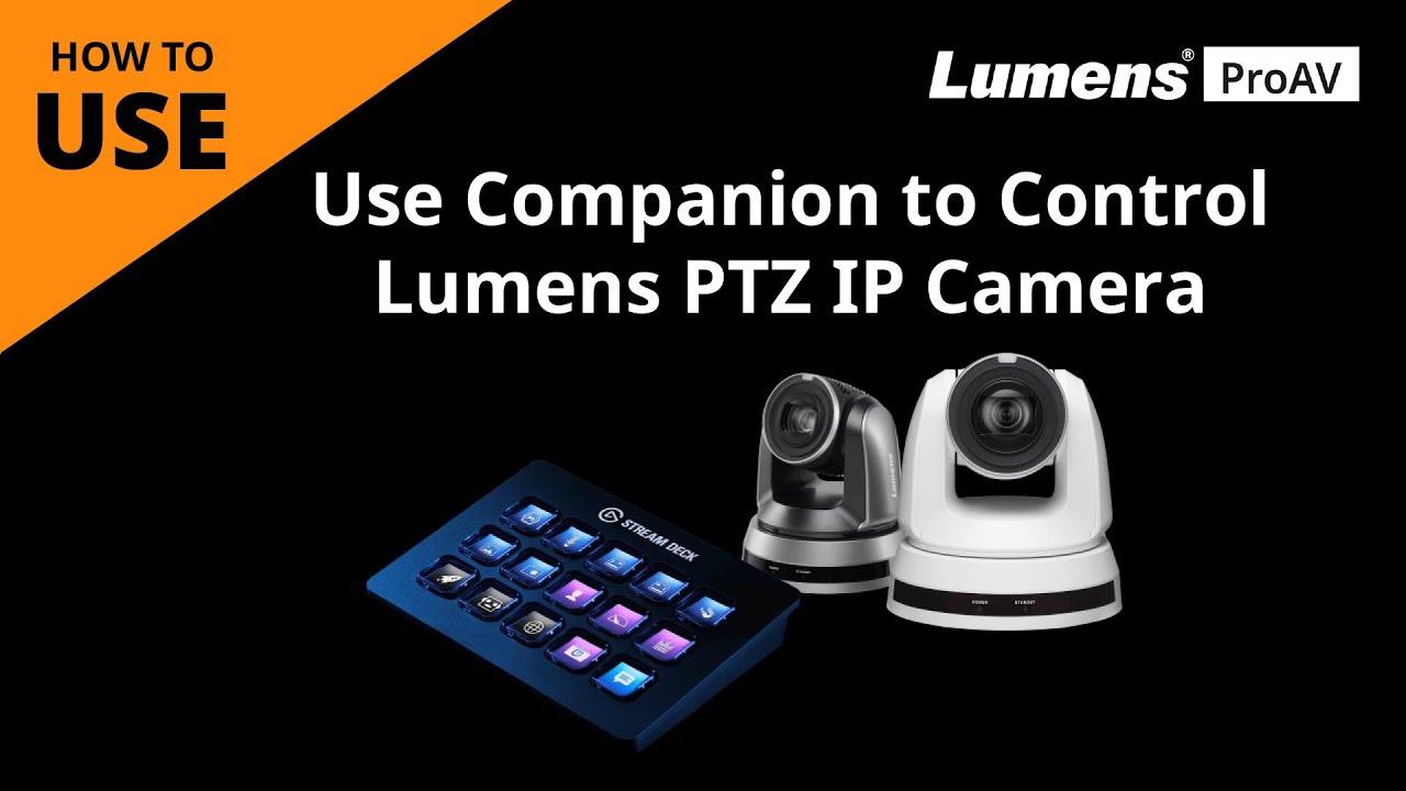 [UseAV] How to Use Lumens Companion Module to Control Lumens PTZ IP ...