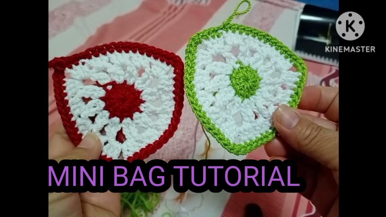 Easy crochet mini bag Tutorial - YouTube