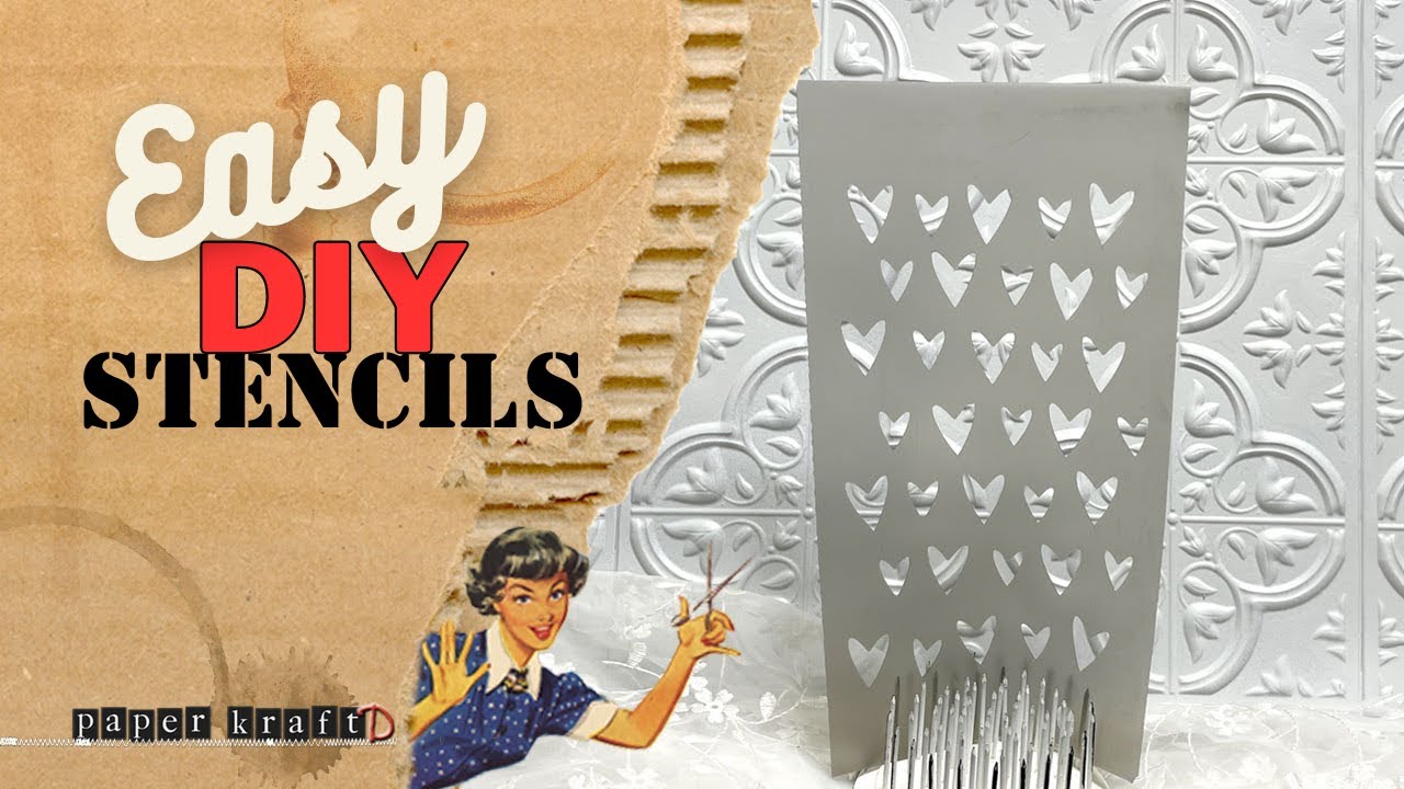 Easy DIY Stencils -- STRETCH YOUR STASH HACK — How to Make Custom ...