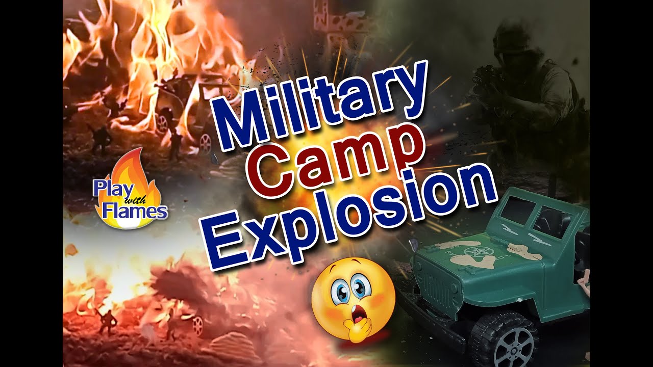 Oh! Nooo! What happened to military Camp...Huge explosion - YouTube