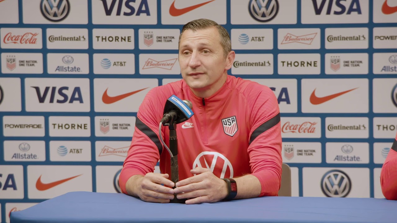 Coach Vlatko Andonovski talks about USWNT’s game vs. Japan - YouTube
