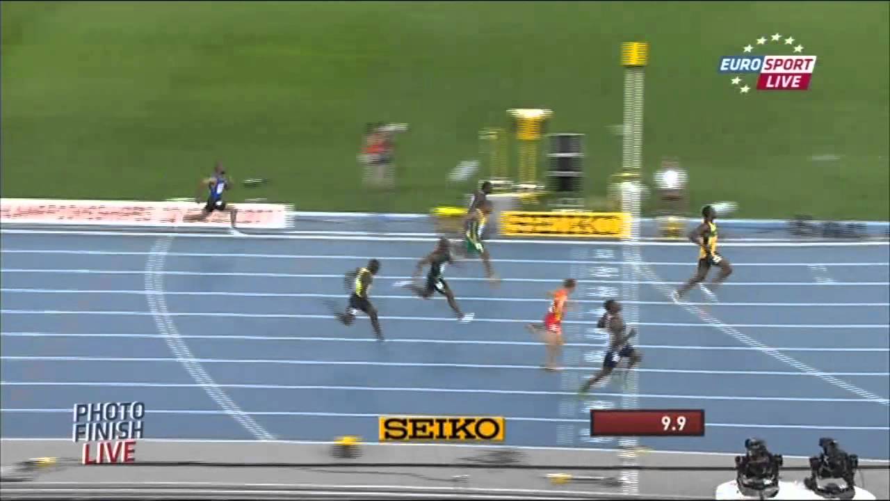 100 Metros. Daegu.2011 . Angel David Rodriguez - YouTube