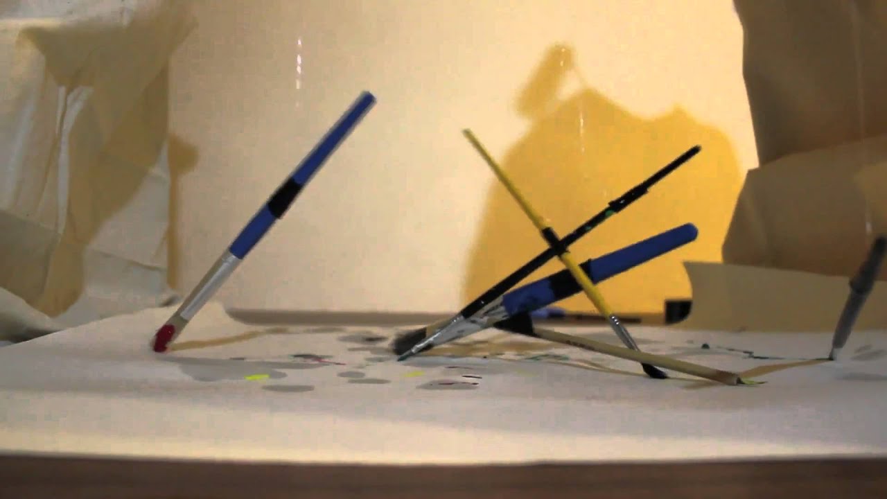 paint brush moving - YouTube