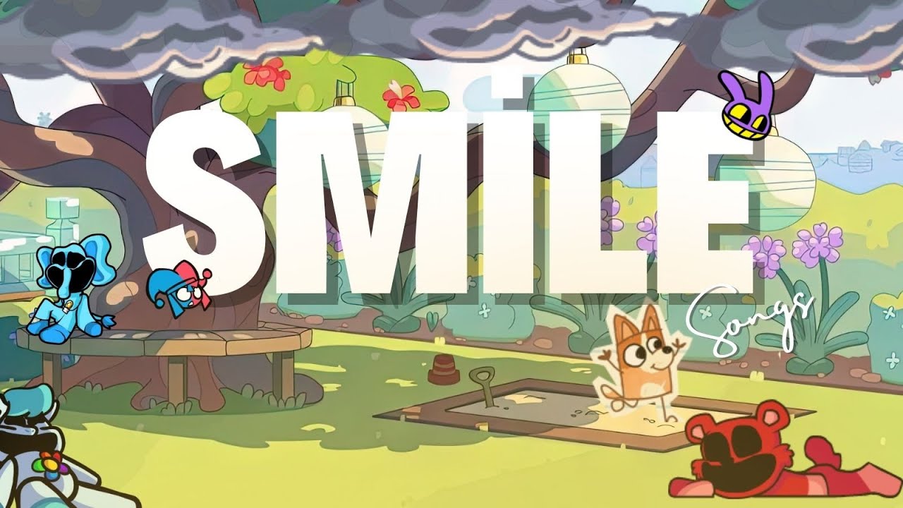 FNF' Binggo Vs Bluey All Phase | Sings Smile Song | Cutest Cartoon ...