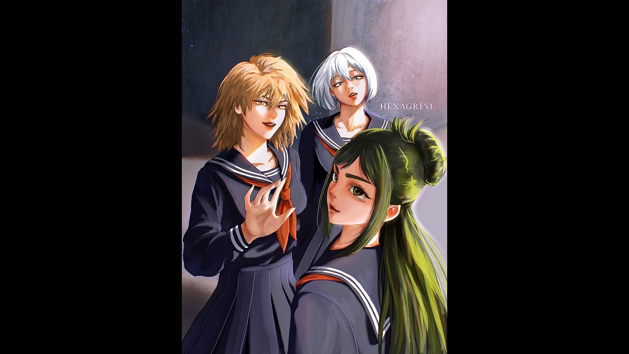 MHA Inko Midoriya, Mitsuki Bakugou, Rei Todoroki Middle School Anime ...