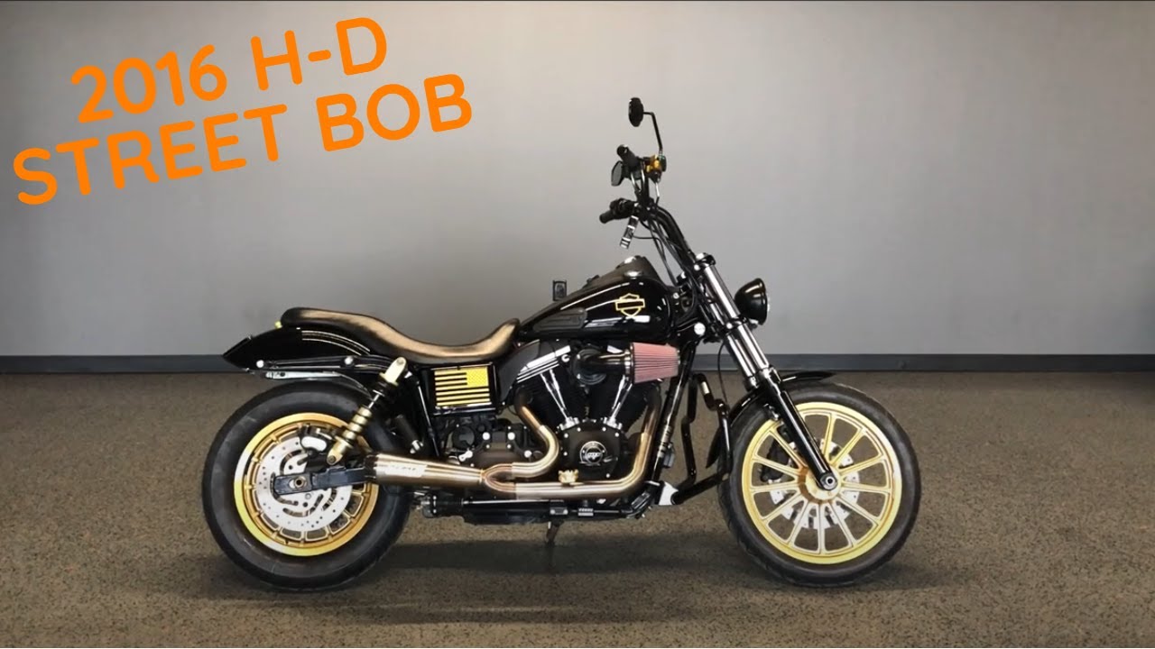 302083 2016 HARLEY-DAVIDSON DYNA STREET BOB - FXDB - YouTube