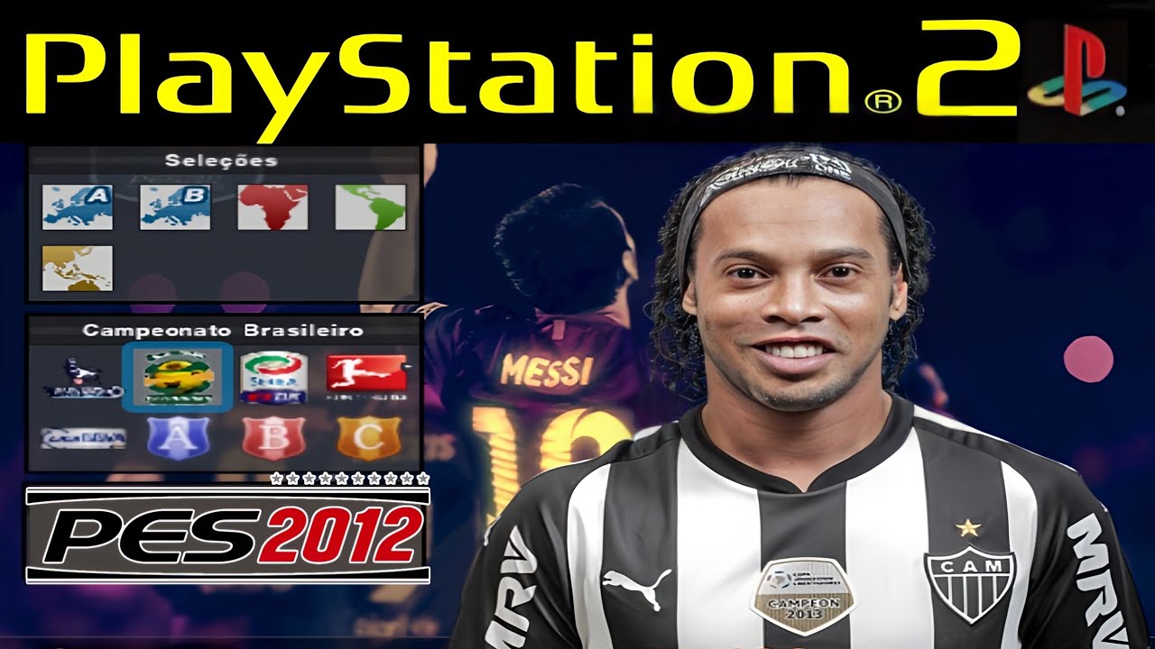 PES 2012 PS2 ISO BRASILEIRÃO EUROPEU PLAYSTATION 2 - YouTube