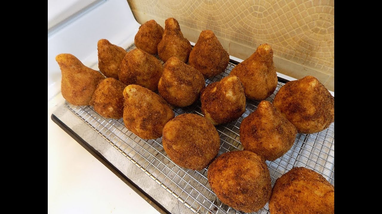 Coxinha (Brazilian Fried Chicken Croquettes) - YouTube