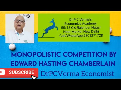 MONOPOLISTIC COMPETITION by Edward Hasting Chamberlin - YouTube
