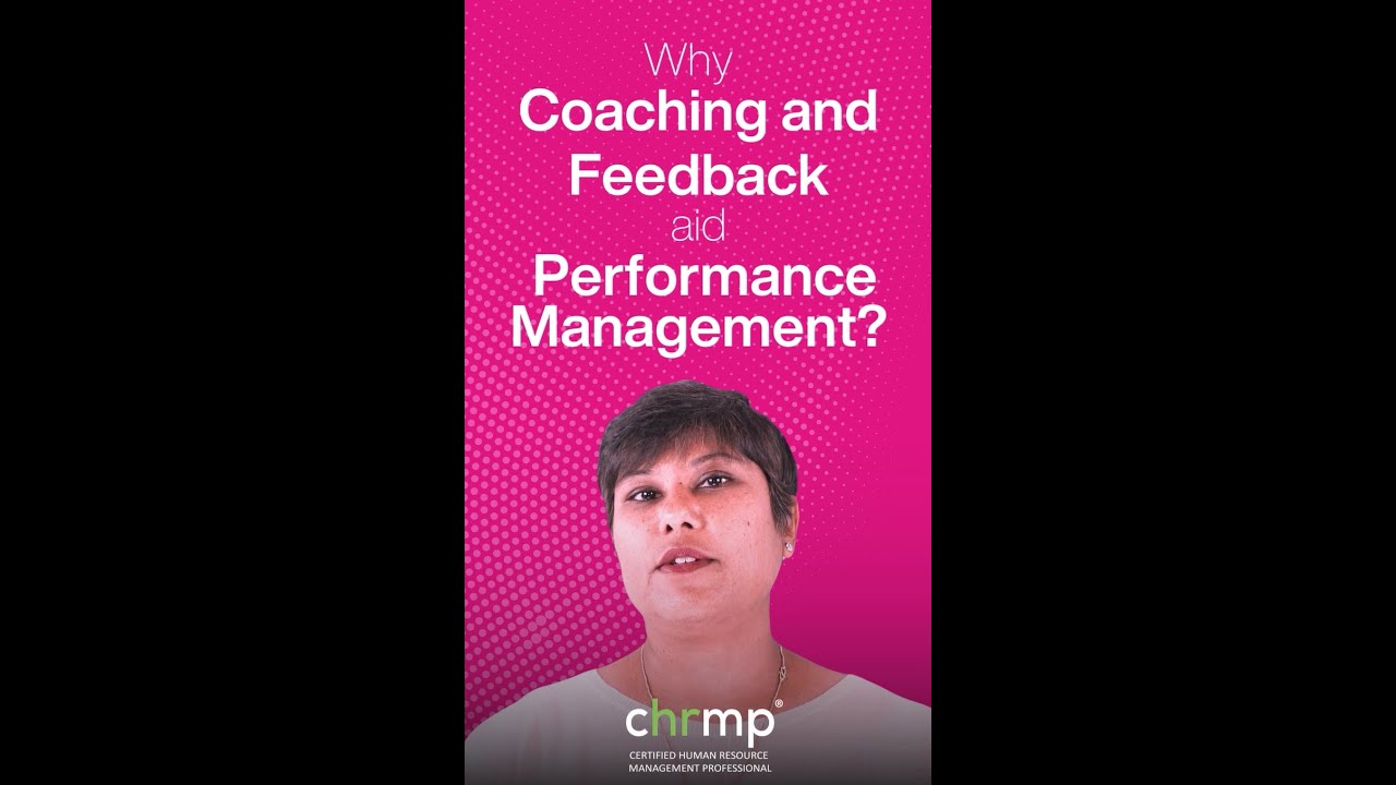 Why Coaching and Feedback aid Performance Management - YouTube