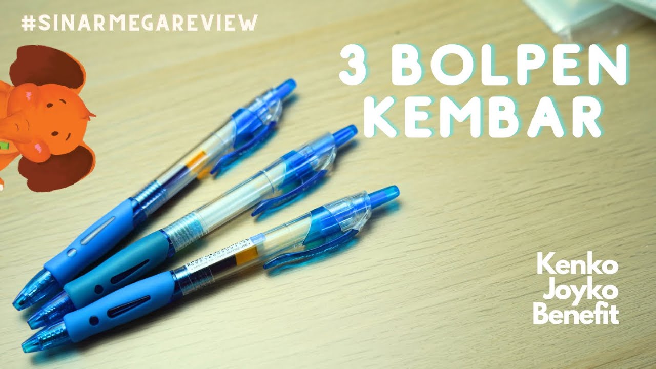 3 JENIS BOLPEN KEMBAR? || Benefit vs JOYKO vs KENKO! | #review - YouTube