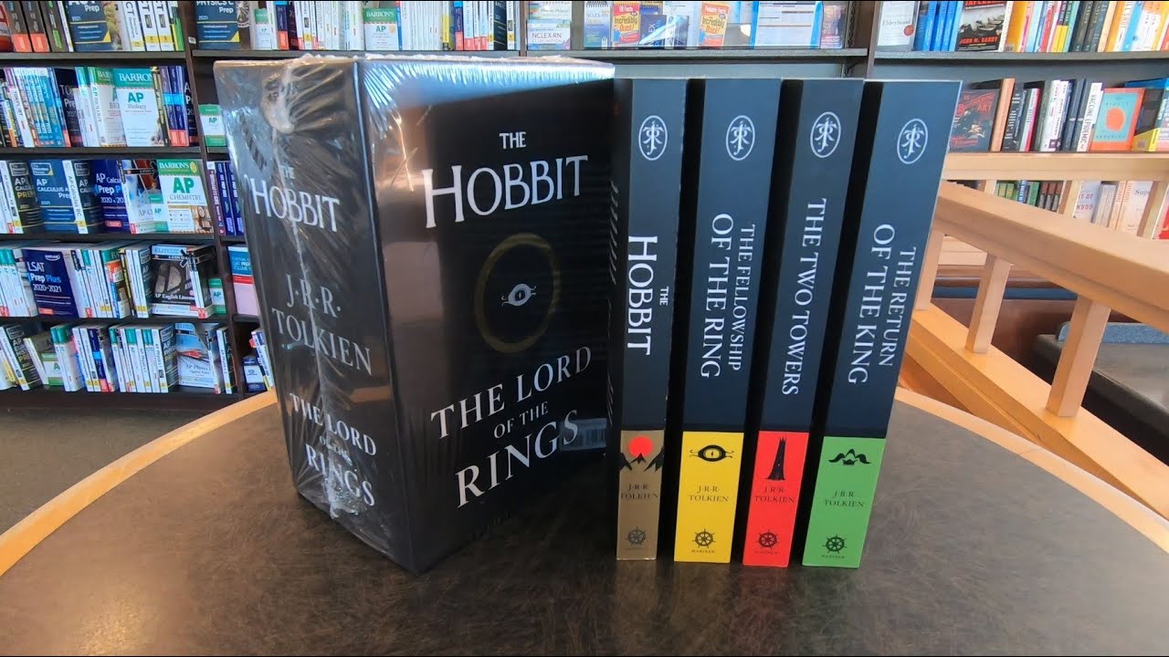THE HOBBIT AND THE LORD OF THE RINGS BOXED SET BOOKS J.R.R. TOLKIEN ...