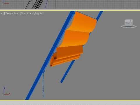 3d studio max cloth simulation - YouTube