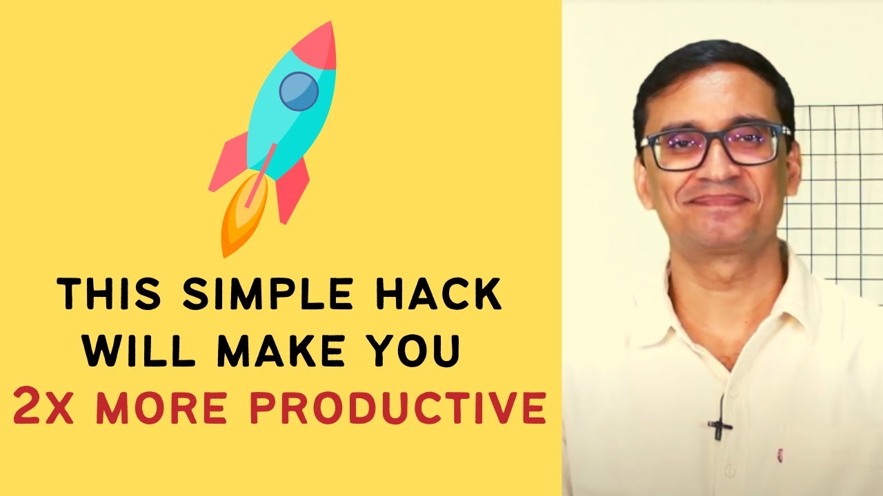 A guaranteed hack that will make you 2x more productive - YouTube