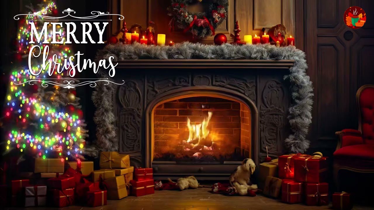 Relaxing Christmas music, Calm Christmas music, Snowy Christmas Eve and ...