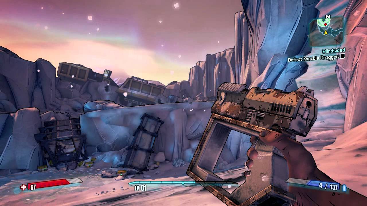 Borderlands 2 - Boss #1 - Knuckle Dragger - YouTube