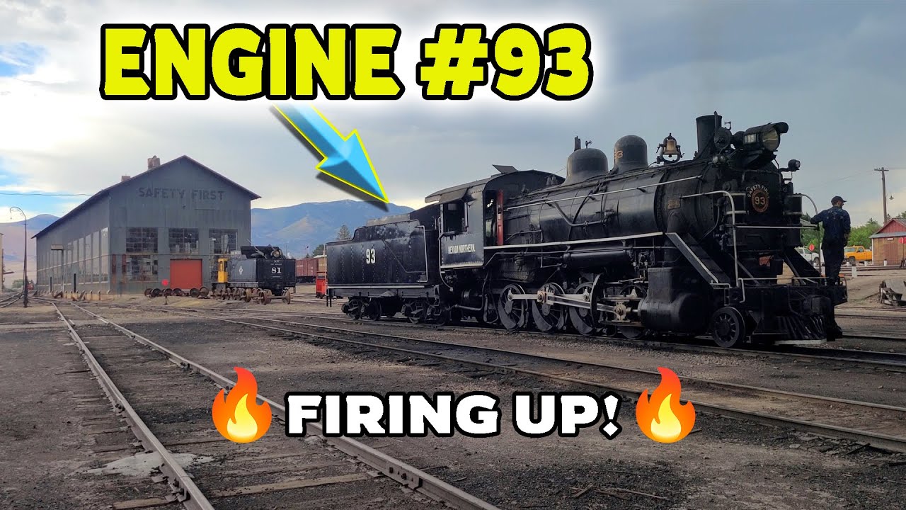 Engine #93 FIRING UP! Nevada Northern Railway Museum | Ely, NV #explore ...